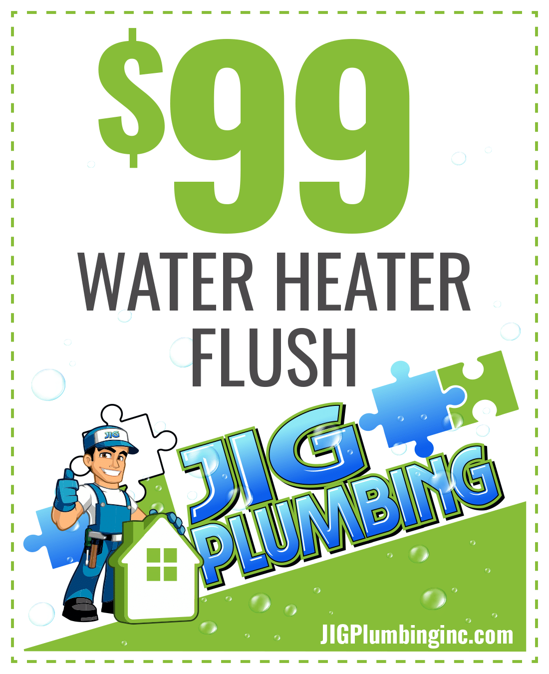 Special Offers | JIG Plumbing